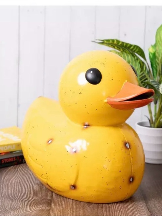Accents | Speckled Metal Yellow Duck | Poshmark